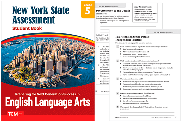 New York State Assessment: English Language Arts Prep | TCM