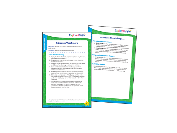 Explore & Learn Series for PreK, VPK, & TK | Teacher Created Materials