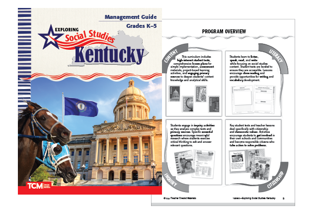 Exploring Social Studies: Kentucky | Teacher Created Materials