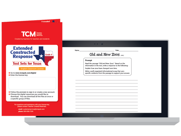 Extended Constructed Response: Text Sets for Texas | TCM