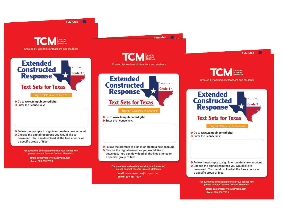 Extended Constructed Response: Text Sets for Texas | TCM