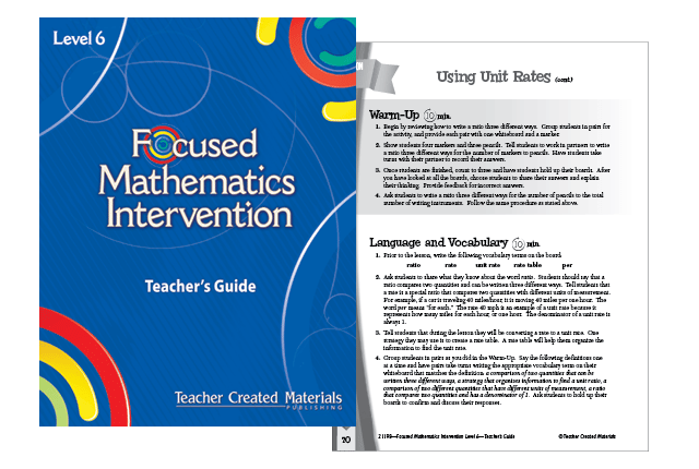 Focused Mathematics Intervention | Teacher Created Materials