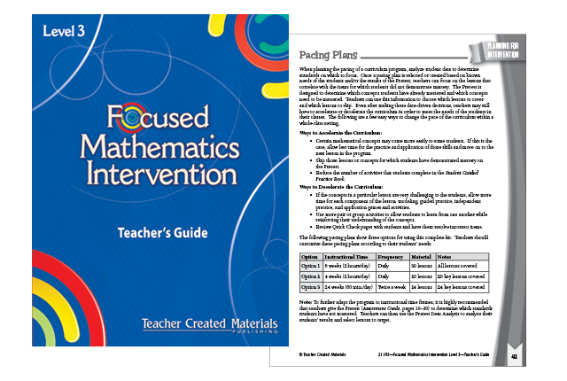 Focused Mathematics Intervention | Teacher Created Materials