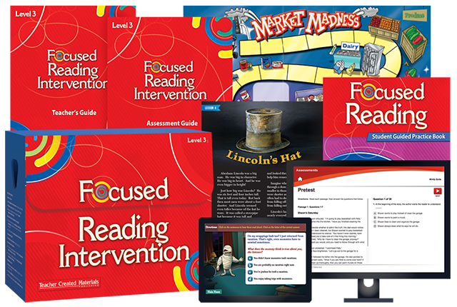 Focused Reading Intervention for Grades K-8 | TCM