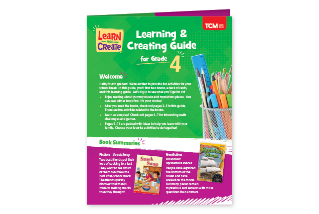 Learn and Create | Teacher Created Materials