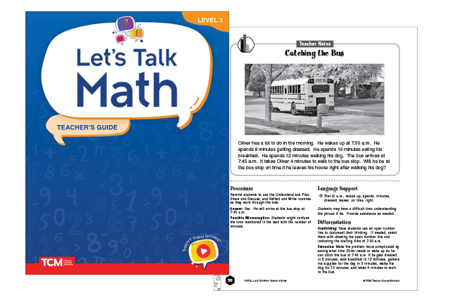 Let’s Talk Math for Grades K–5 | Teacher Created Materials