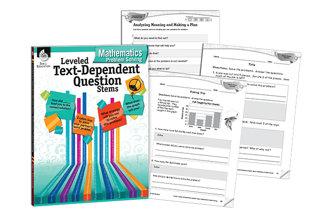 Leveled Text-Dependent Question Stems | Teacher Created Materials