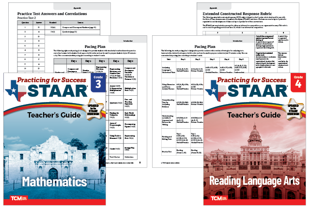 Practicing for Success: STAAR Student Books | TCM