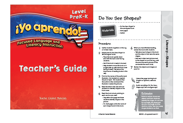 Yo Aprendo! Bilingual Program for Grades PreK-1 | TCM