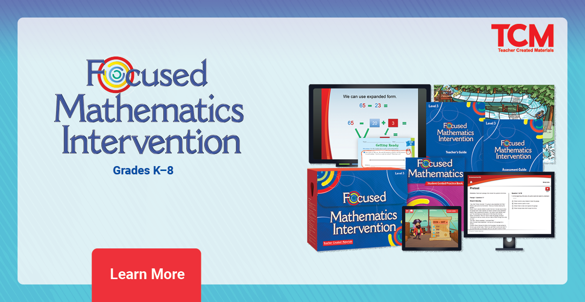 Focused Mathematics Intervention | Teacher Created Materials