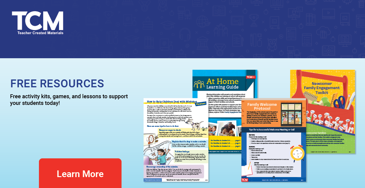 Free Resource Center | Teacher Created Materials