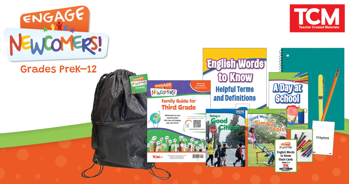 Engage Newcomers! for Grades PreK-12 | Teacher Created Materials